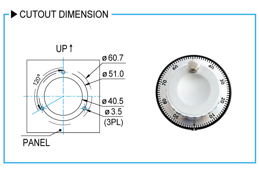 58mm CNC手動パルス発生器MPG